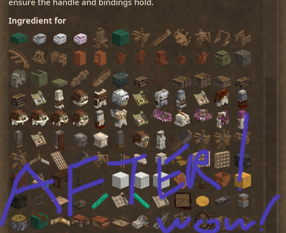 Handbook Declutterer - Vintage Story Mod DB