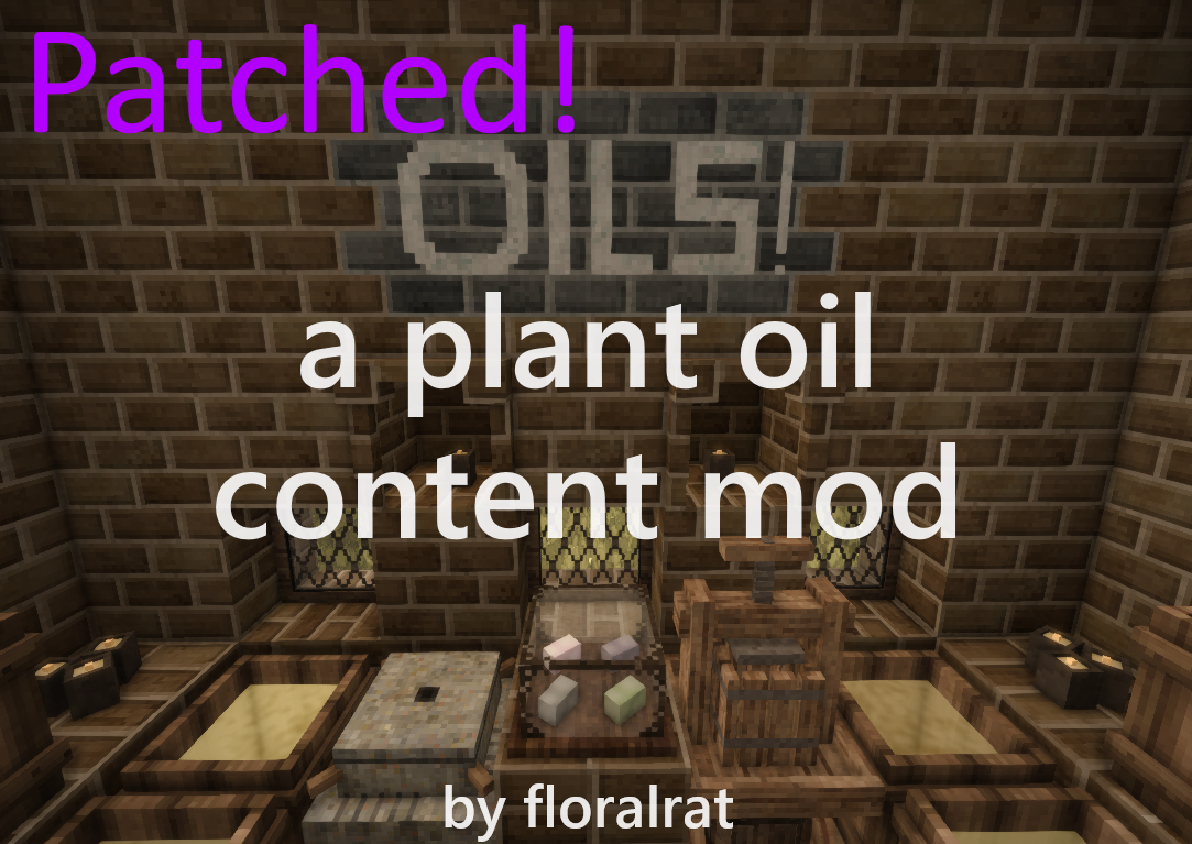 Oils! (Patched) - Vintage Story Mod DB