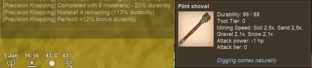Precision Knapping - Vintage Story Mod DB