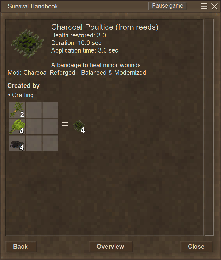 Charcoal Reforged – Balanced & Modernized - Vintage Story Mod DB