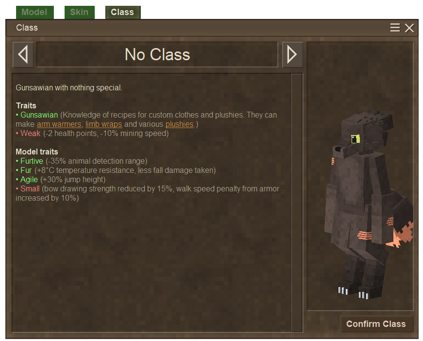 Experiment Player Model - Vintage Story Mod DB