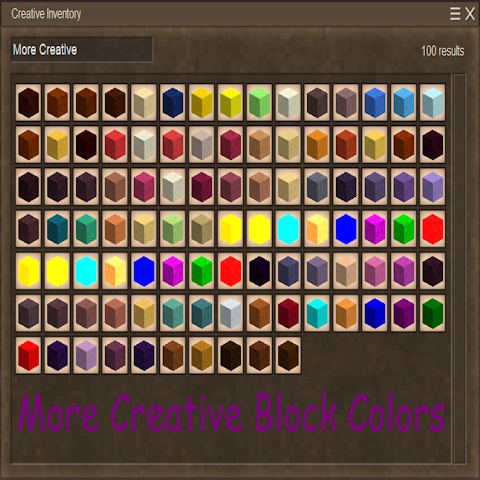 More Creative Block Colors - Vintage Story Mod DB